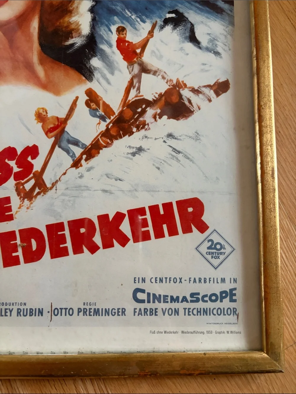 Vintage | Art | Vintage German Marilyn Monroe Movie Poster Print River ...